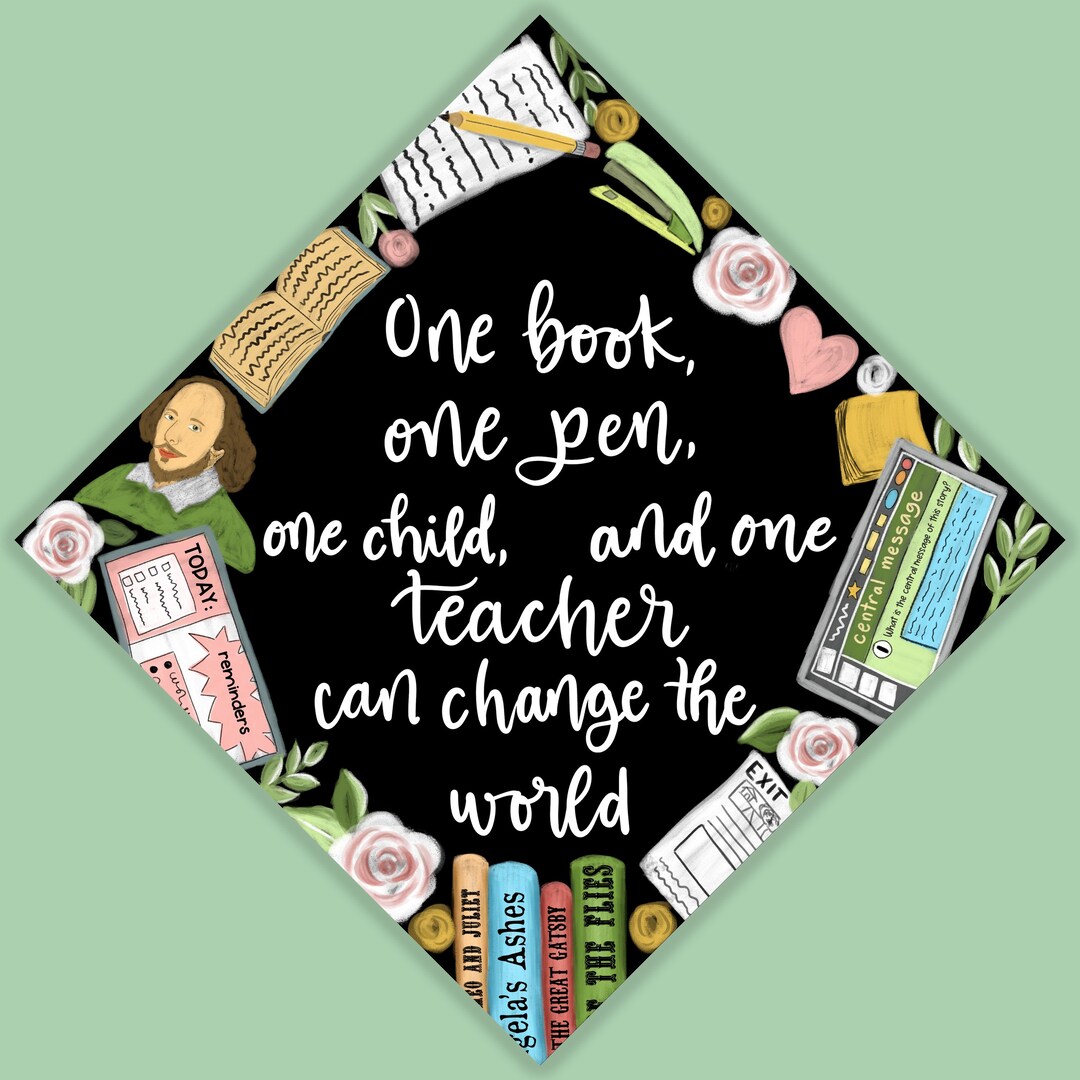 English Literature Teacher One Pen One Child One Teacher Can Change the ...