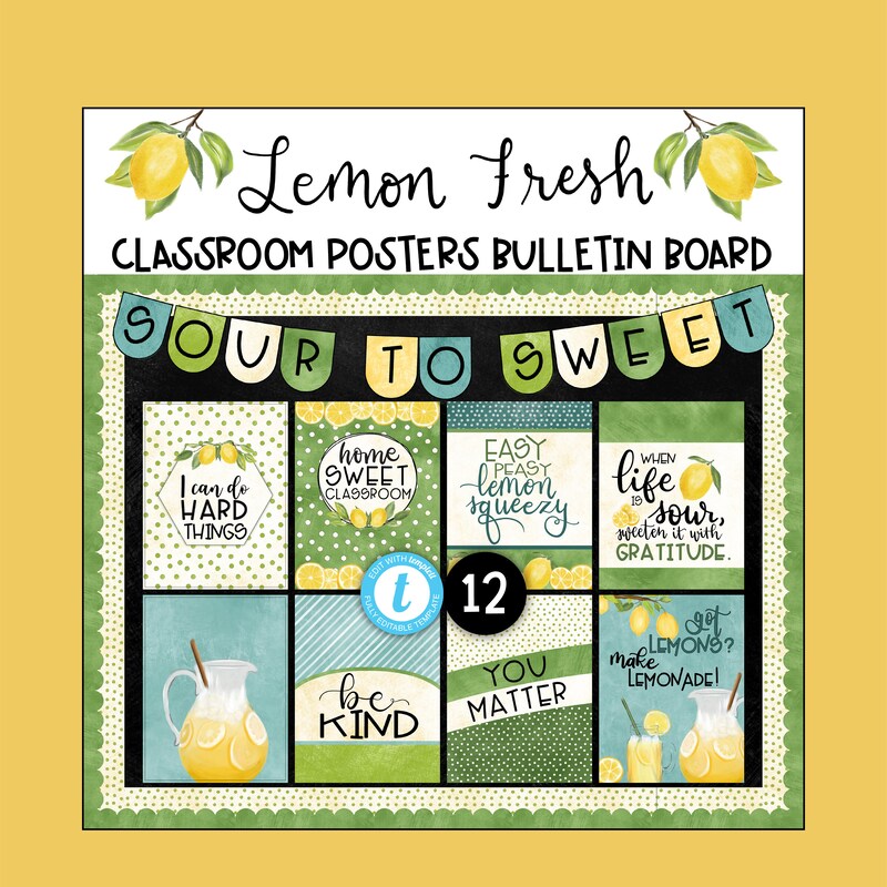 Lemon Bulletin Board - Etsy