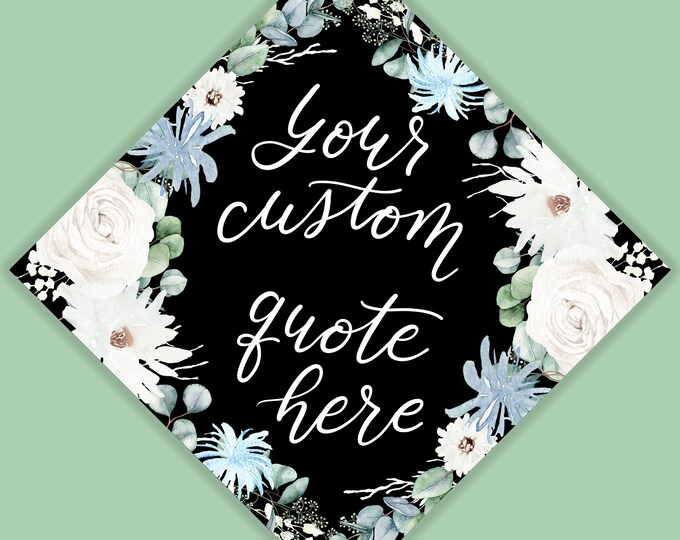 Pink Grad Cap Topper Paper Flower Grad Topper Graduation Cap Design ...