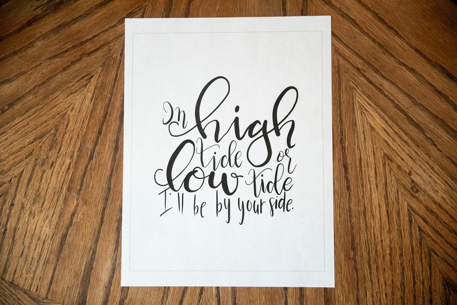 Friendship Quote, Friendship Wall Art, Minimalist Art, Wall Quote, I'll ...