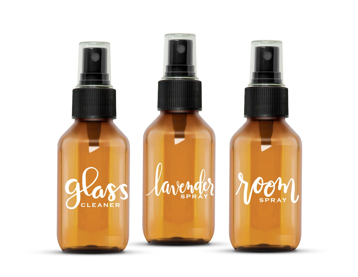 Personalized Spray Bottle Labels 2 oz 4 oz 8 oz 16 oz Custom | Etsy