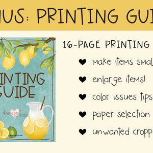 Lemon Theme Classroom Alphabet Posters, Cursive and Printing Letter ...