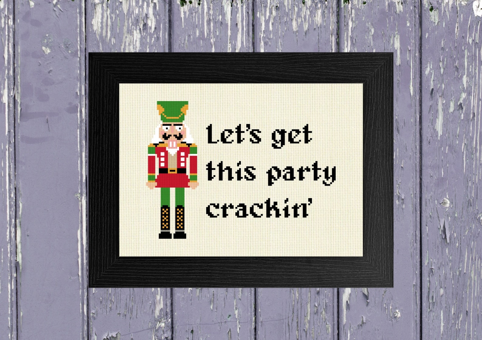 Nutcracker Let's Get This Party Crackin' Christmas | Etsy