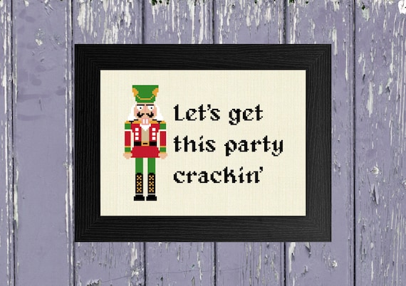 Nutcracker Let's Get This Party Crackin' Christmas | Etsy