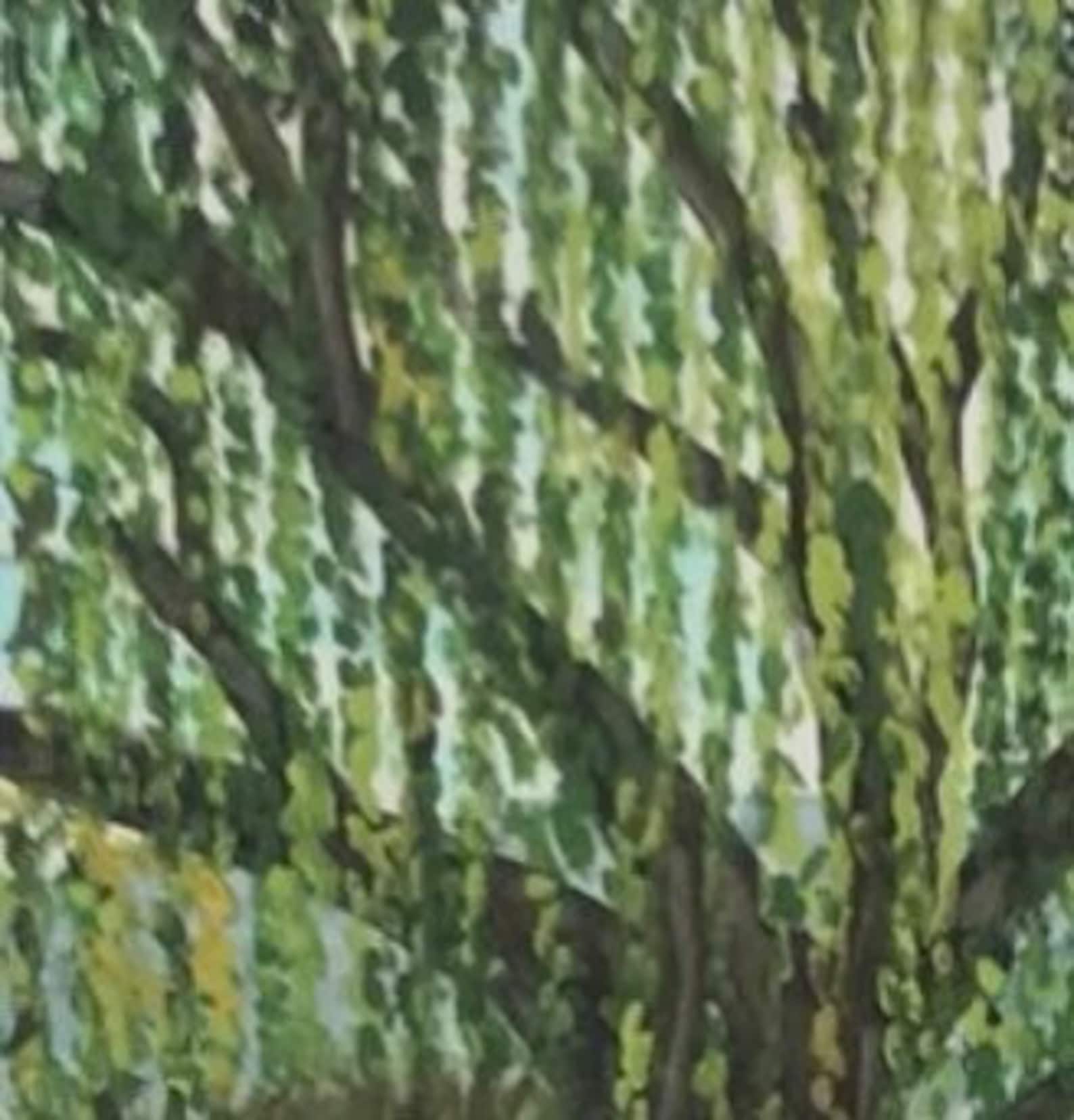 Weeping Willow Art Print Acrylic Painting Tree Art Tree - Etsy