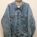 Upcycled Levi Denim Jacket Hand Painted Peace Sign Peace on Earth - Etsy