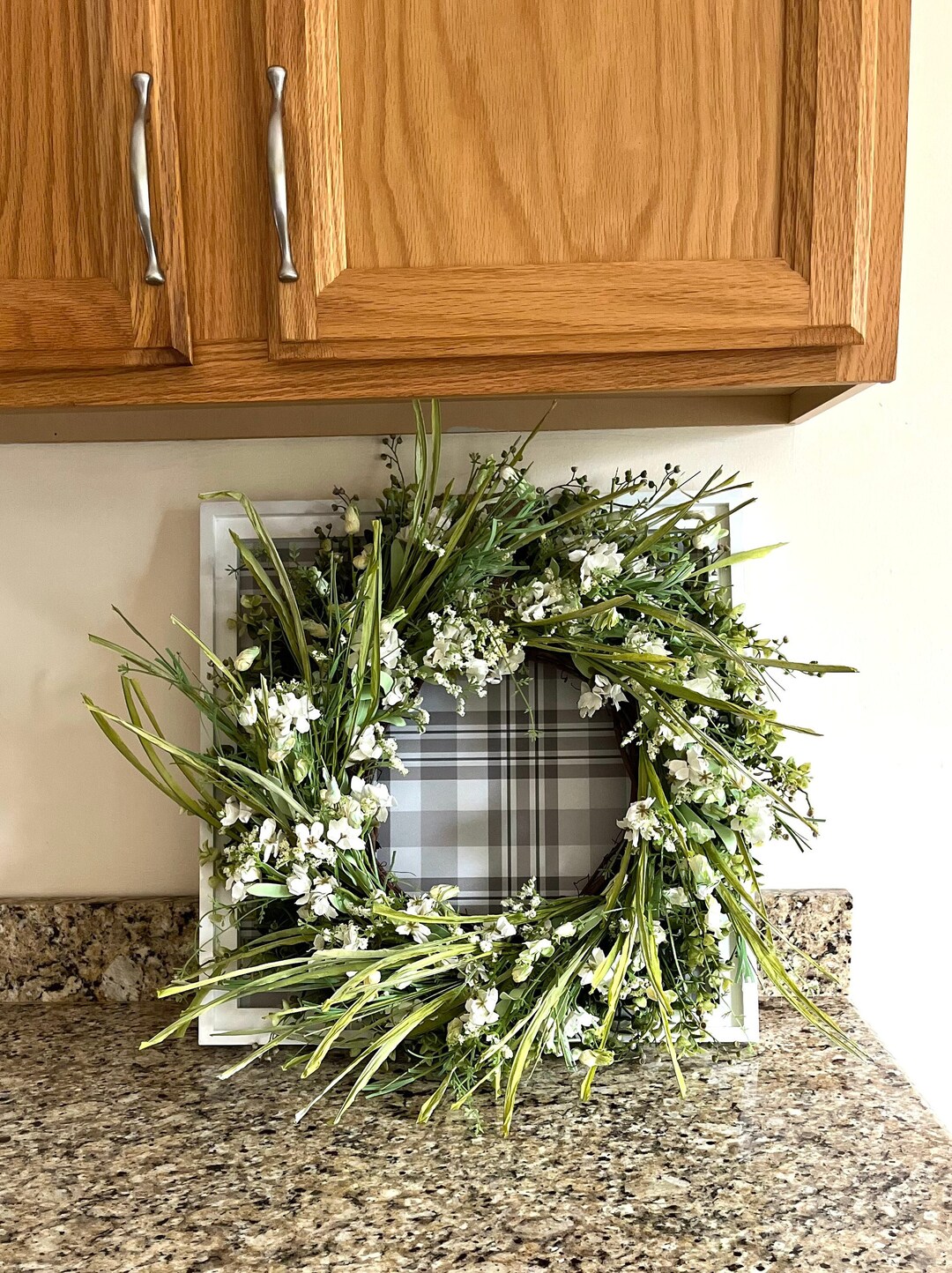 Everyday Greenery Wreath, Year Round Greenery Wreath, Fall Winter ...