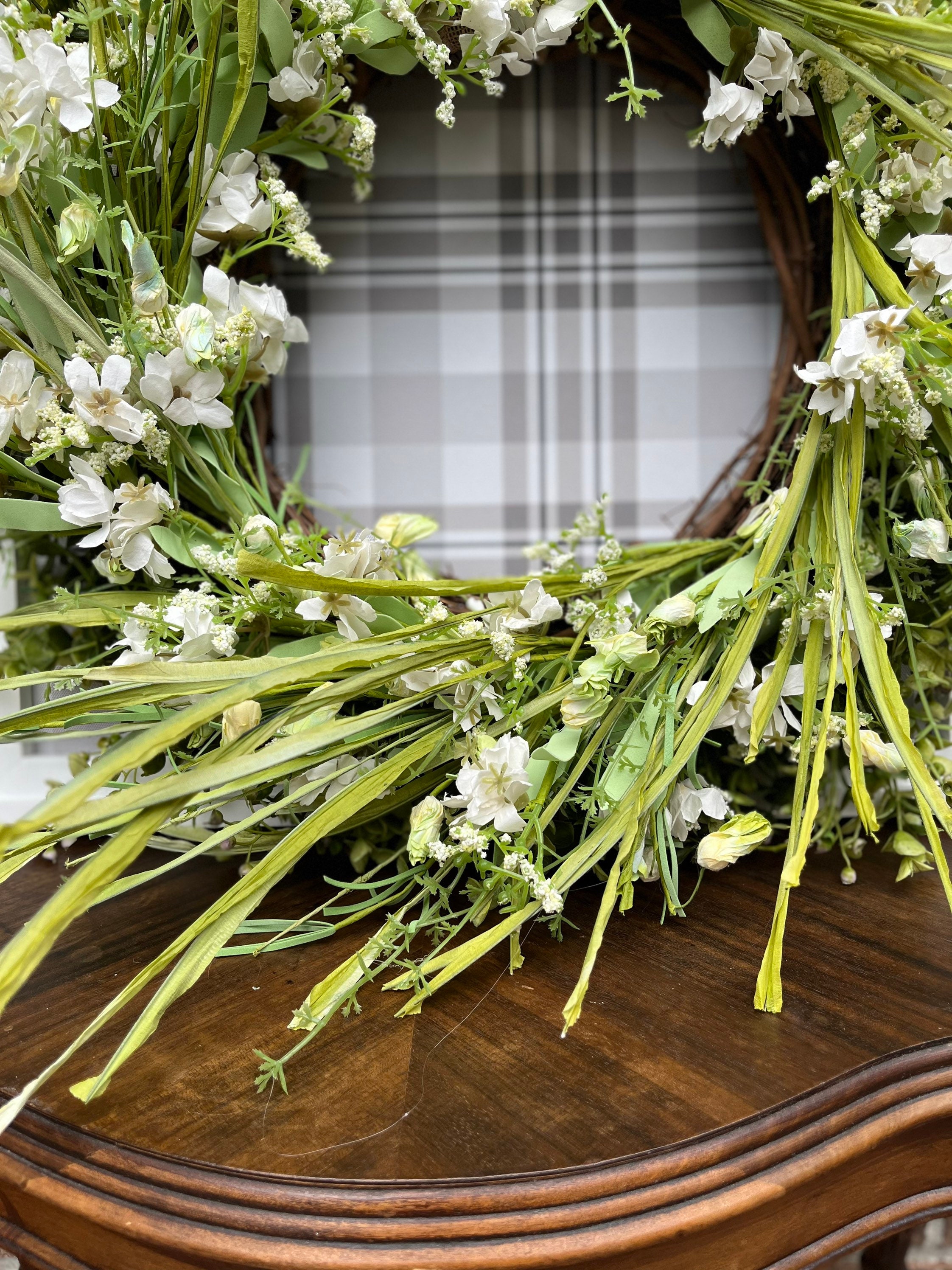 Everyday Greenery Wreath, Year Round Greenery Wreath, Fall Winter ...