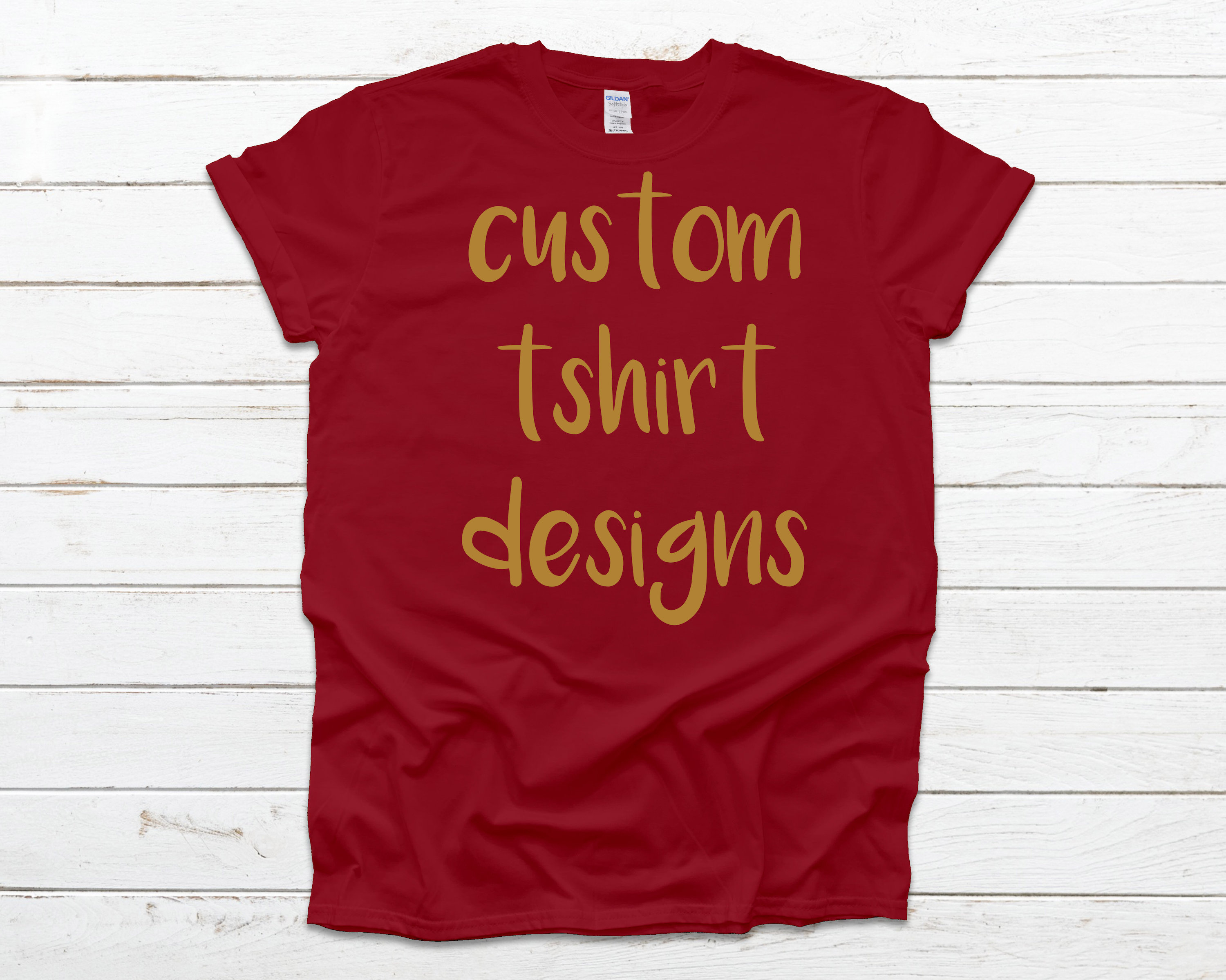Custom Shirt Designed by YOU! [ONE COLOR] Create Your Own Custom Shirt ...