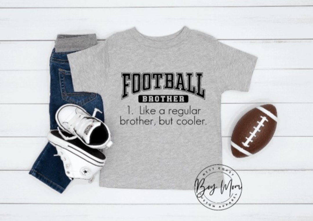 FOOTBALL BROTHER TSHIRT / Boys Football Tshirt / Brother / Tshirt ...