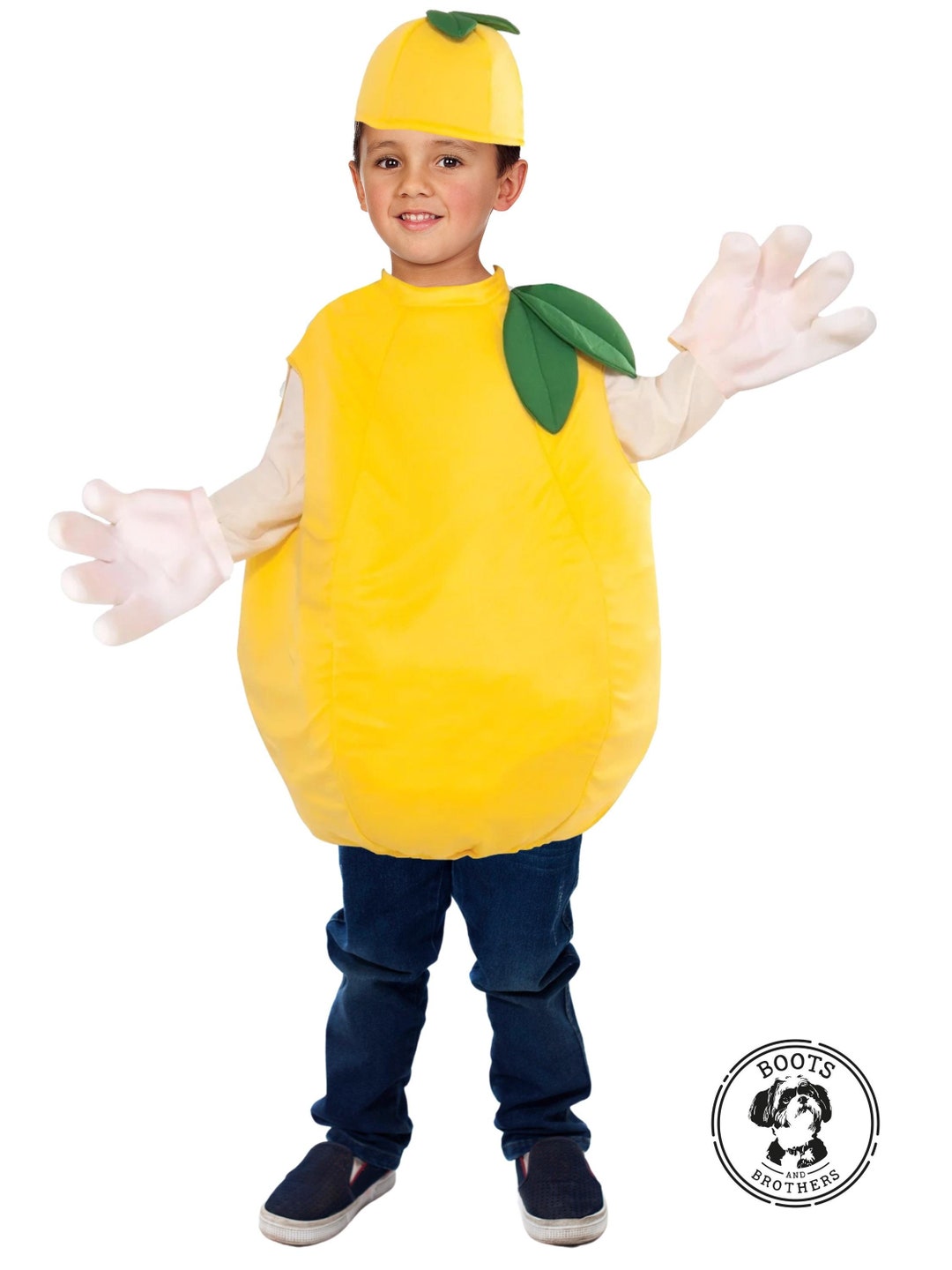 Kids Unisex Zesty Lemon Costume - Etsy