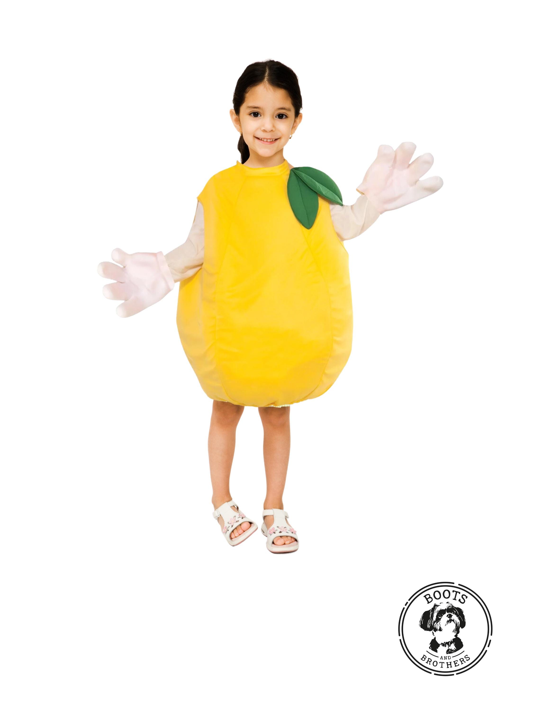 Kids Unisex Zesty Lemon Costume - Etsy