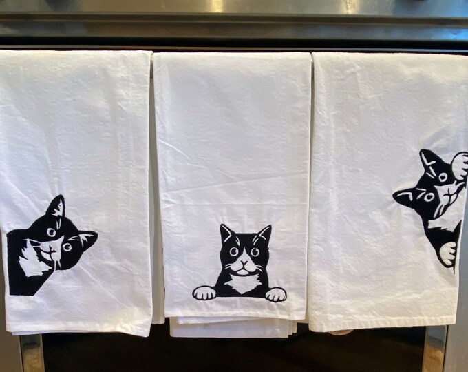 Cats Tea Towel - Etsy