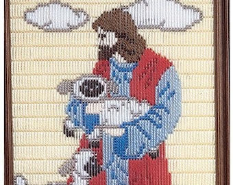 Plastic Canvas Jesus | Etsy