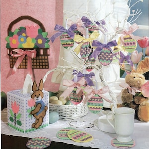 Easter Decoration Set Plastic Canvas Pattern - Etsy