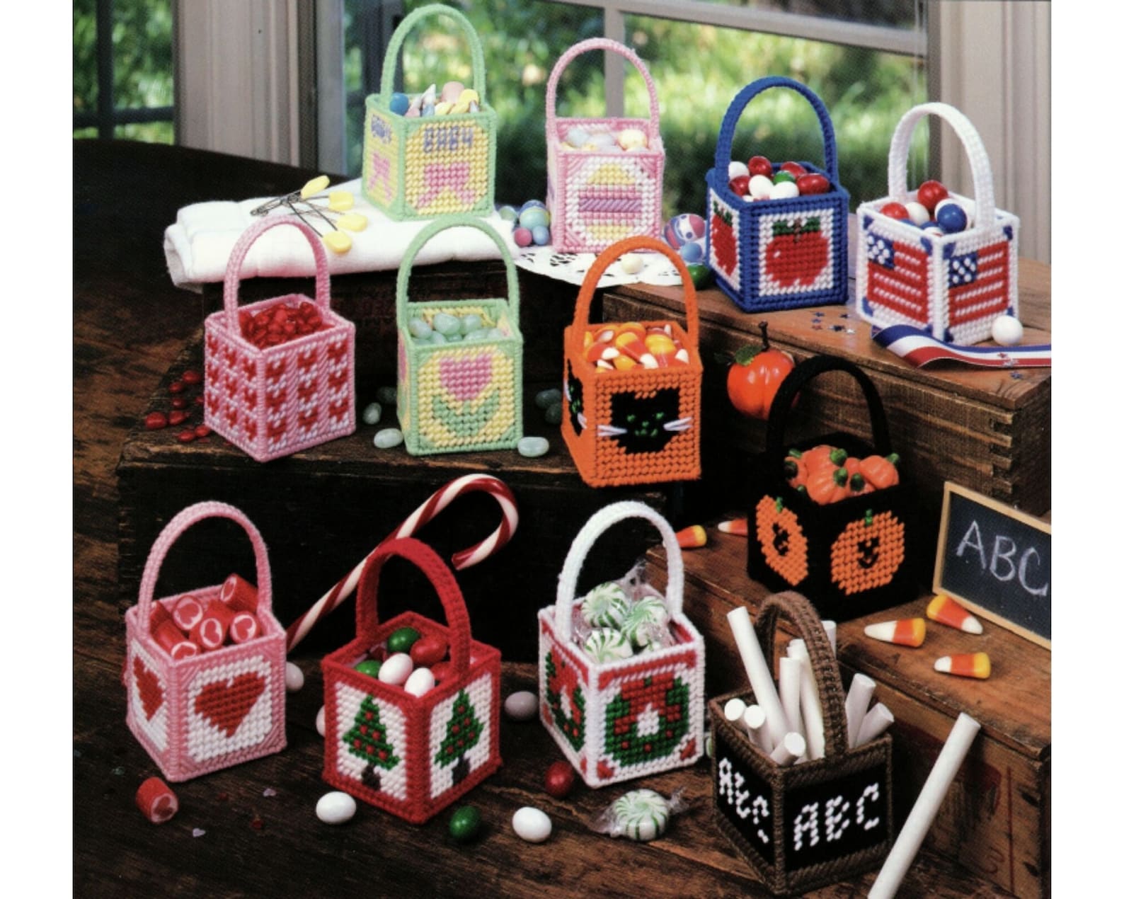 Special Occasion Mini Baskets Plastic Canvas Pattern - Etsy