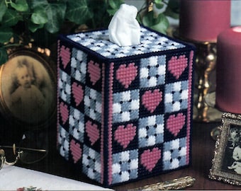 Plastic Canvas Tissue Box Covers | Etsy