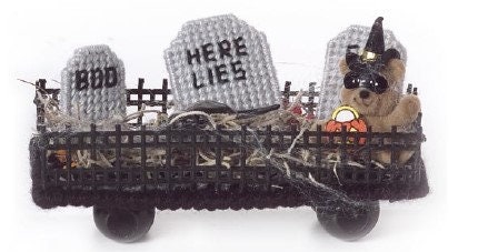 Spooky Express Train Plastic Canvas Pattern - Etsy