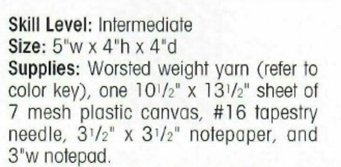 Heart Note Paper & Pencil Holder Plastic Canvas Pattern - Etsy