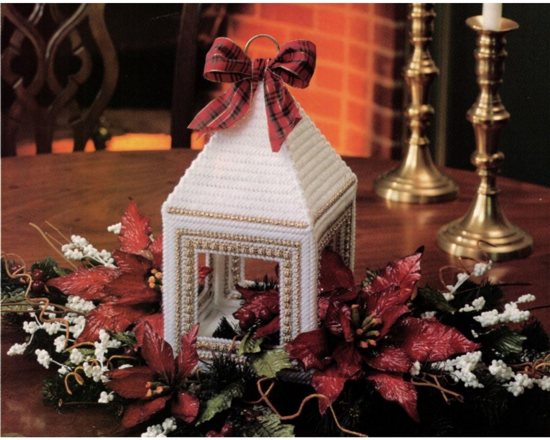 Christmas Lantern Plastic Canvas Pattern - Etsy