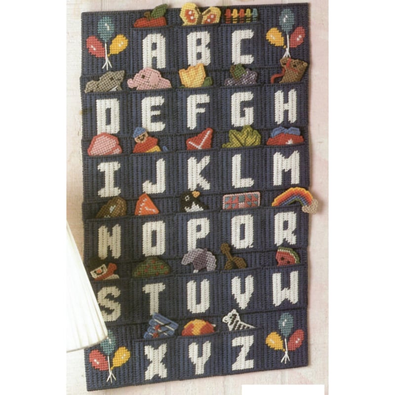 Plastic Canvas Alphabet Letters - Etsy
