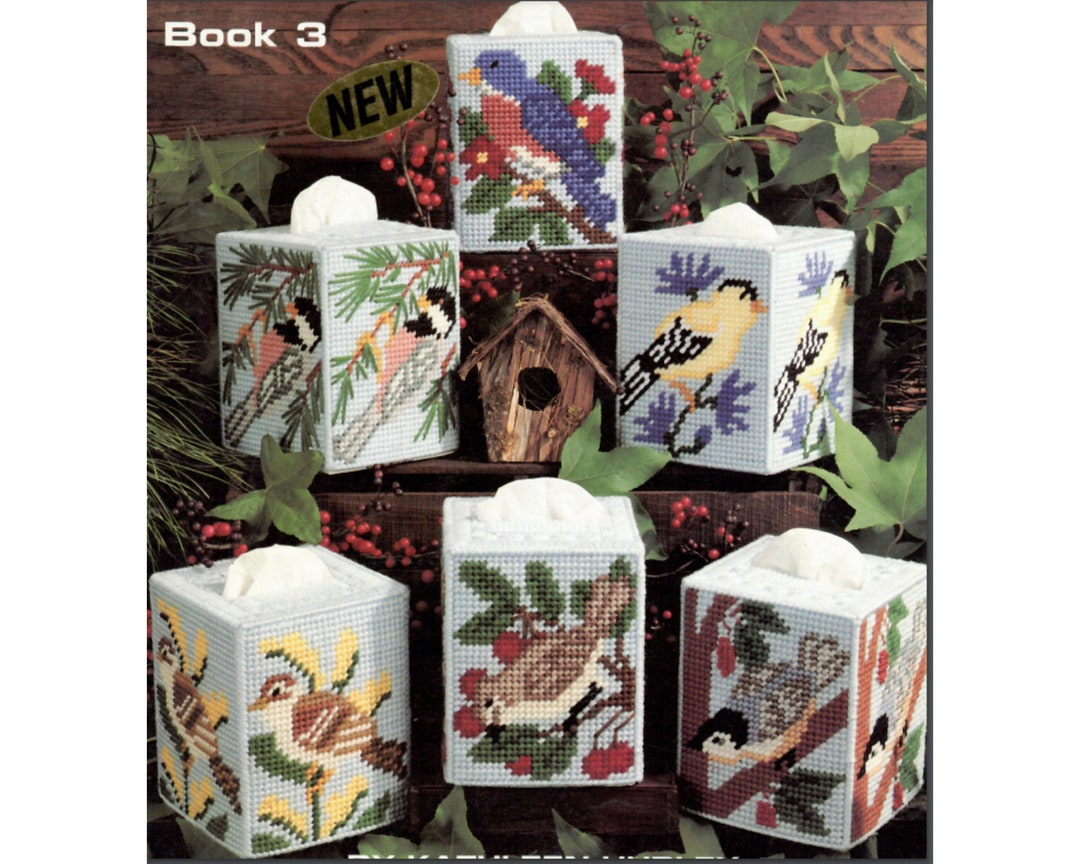 Bird Tissue Box Covers Plastic Canvas Pattern - Etsy