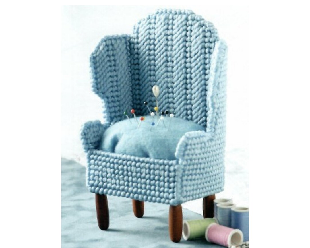 Grandma's Favorite Chair Pin Cushion Plastic Canvas Pattern - Etsy