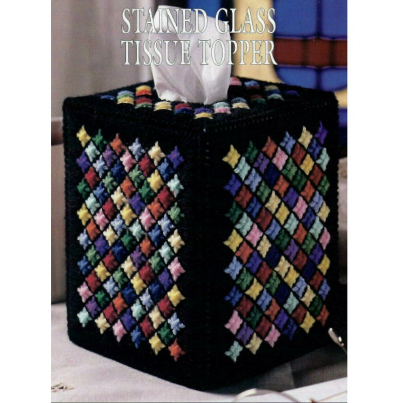 Stained Glass Tissue Box - Etsy