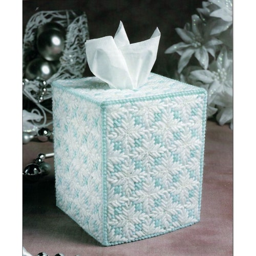 PATTERN: Fall Harvest Plastic Canvas Tissue Box Cover - Etsy