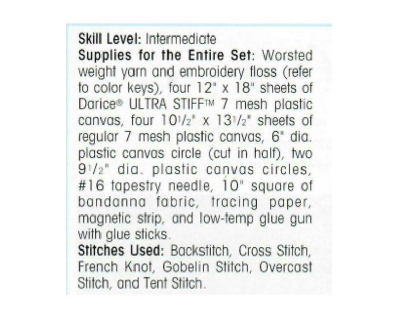 Chef Picnic Set Plastic Canvas Pattern Plate Holder Basket - Etsy