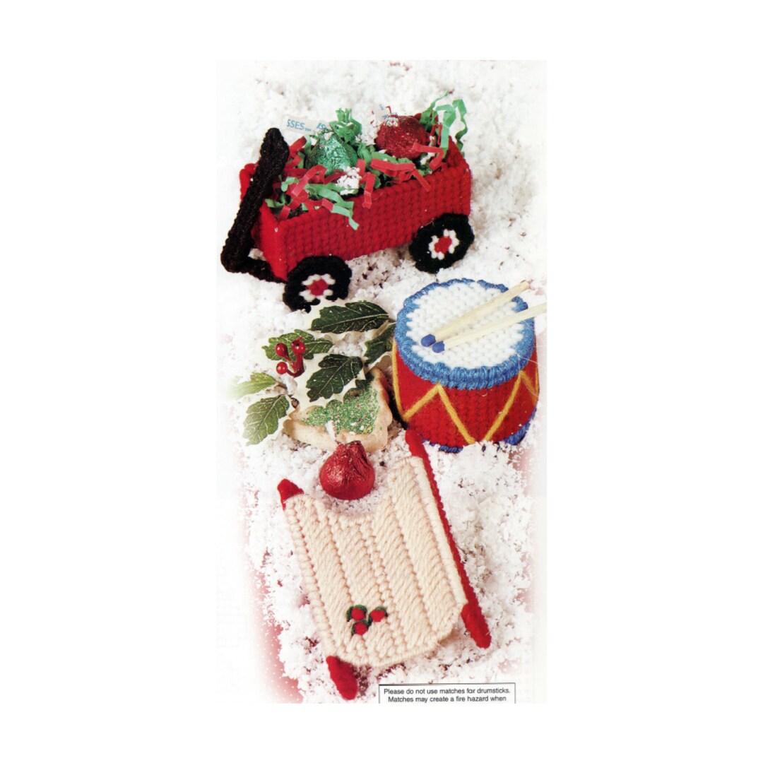 Mini Toy Ornaments Plastic Canvas Pattern - Etsy