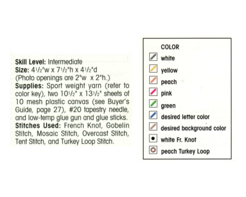 Rocking Horse Photo Cube Plastic Canvas Pattern - Etsy