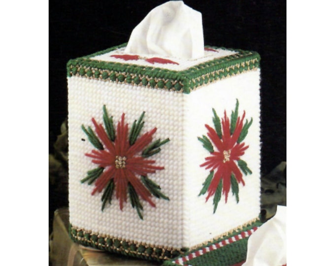 Christmas Tissue Box Covers Plastic Canvas Pattern - Etsy