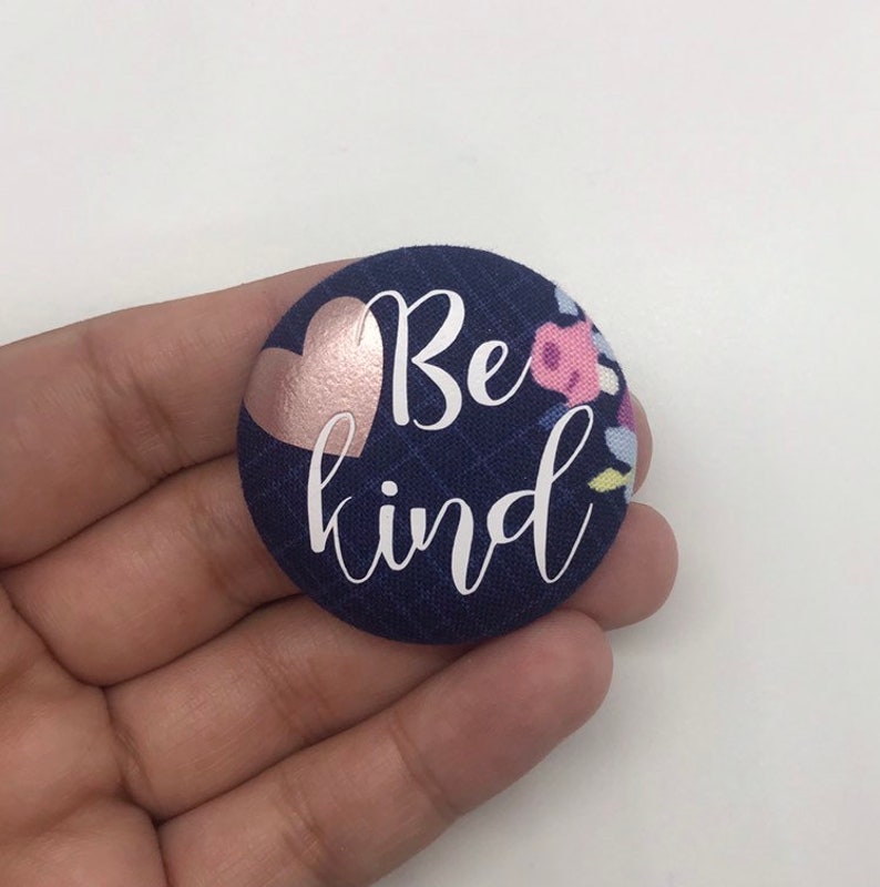 Be Kind Badge Reel Cover Retractable Badge Reel - Etsy Canada