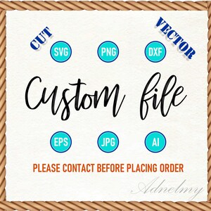 Custom Svg, Personalized Svg, Custom Svg Cut File, Custom Design ...