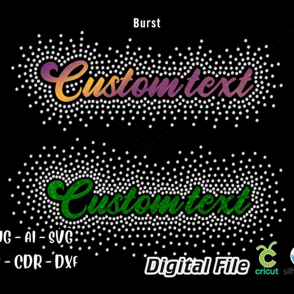 Rhinestone Svg - Etsy