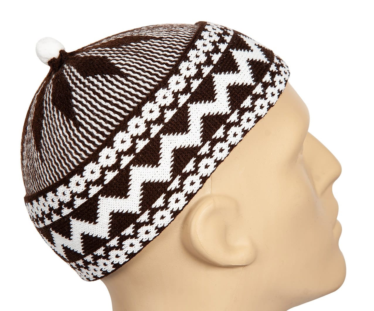 Brown West African Kufi Skull Cap Men Haji Taqiyah Caps - Etsy