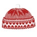Haji Cap, Light Red Skull Kufi Hat for Men, Muslim Prayer Beanie West ...