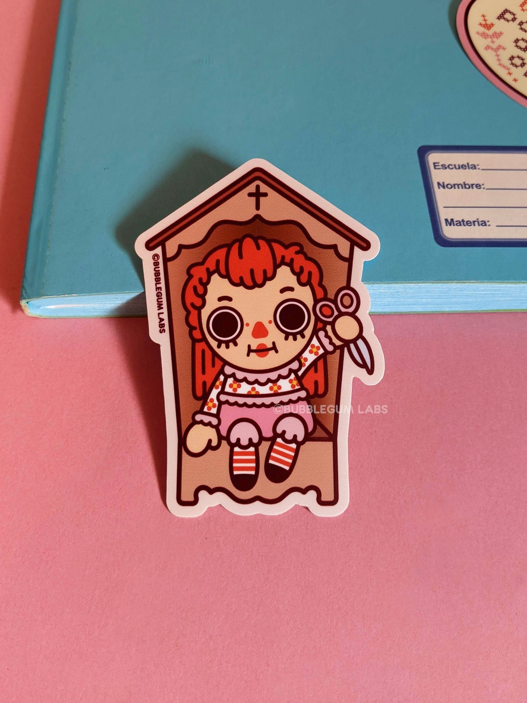 Raggedy Annabelle (vinyl Sticker) - Occult Doll Sticker - Possessed ...
