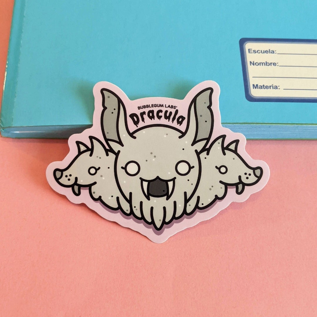 Dracula & Hellhounds Gargoyle (vinyl Sticker) - Iconic Vampire Sticker ...