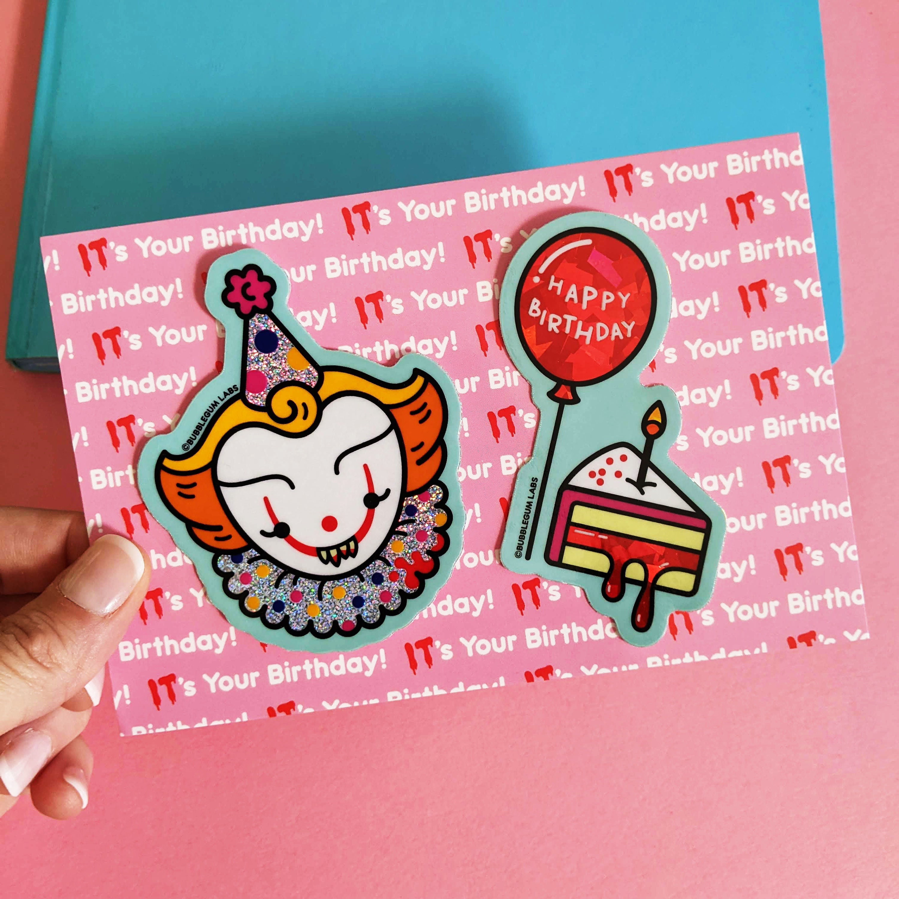 It's Your Birthday! (holographic Vinyl Sticker Set W/postcard ...