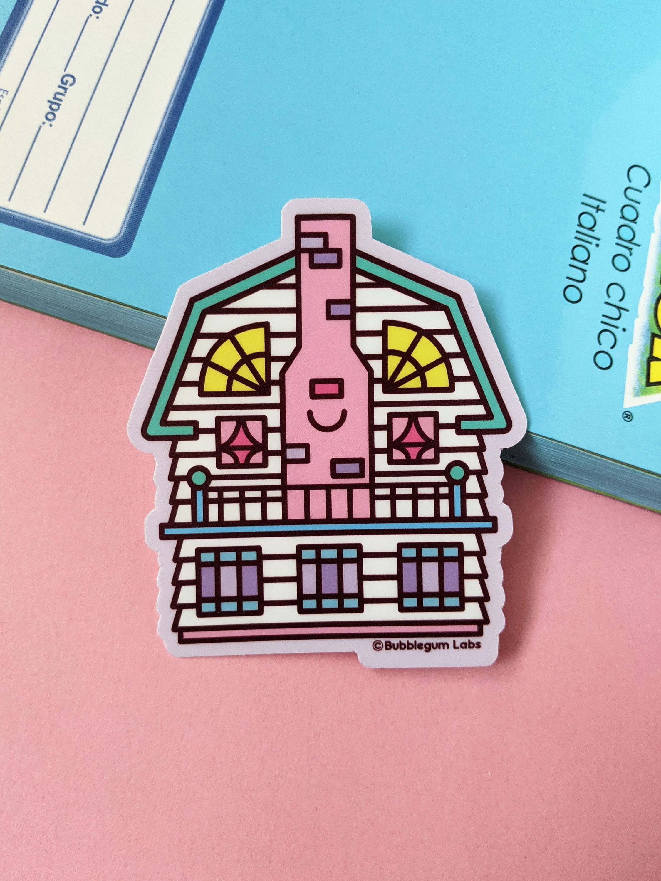 Haunted Dream House Vinyl Sticker - Friendlyburg Horror Vinyl Sticker ...