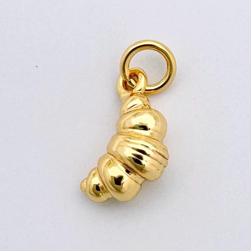 Croissant Necklace - Etsy