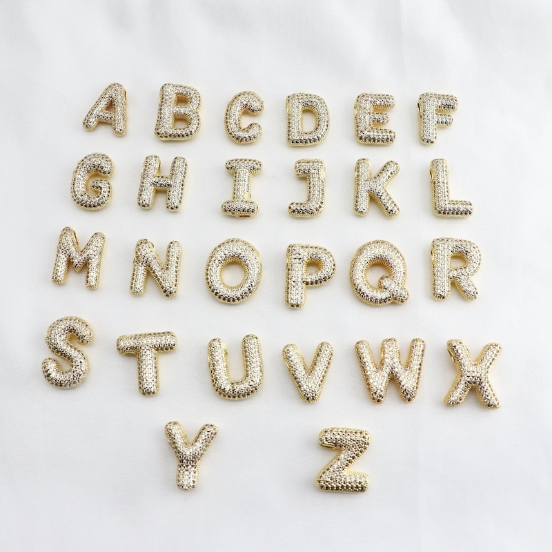 K Bubble Letter Earrings - Etsy