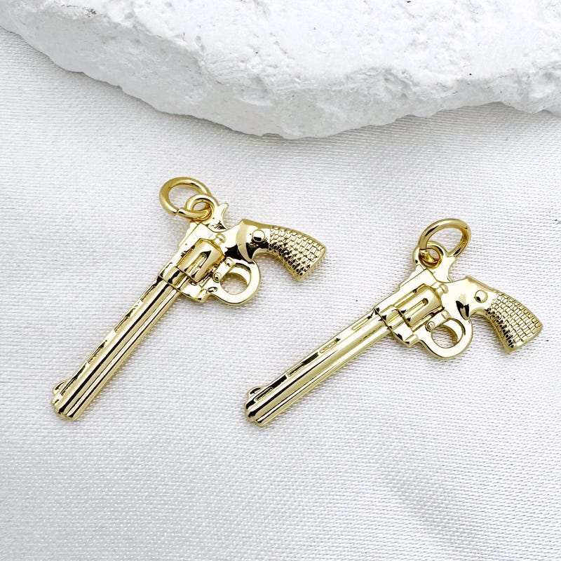 Revolver Charm - Etsy