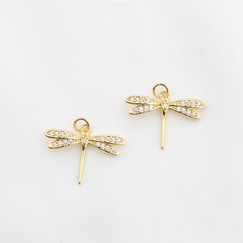 Dragonfly Charms - Etsy
