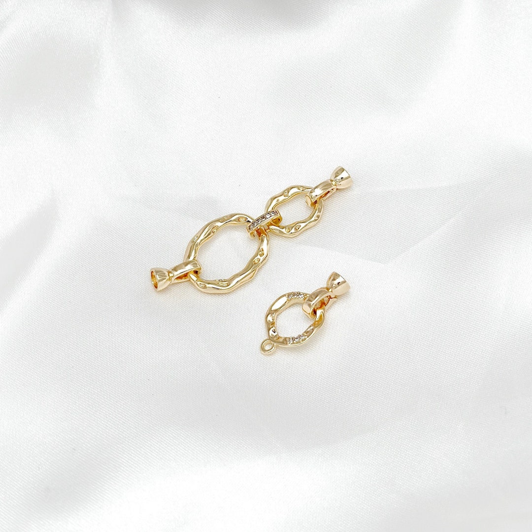 14K Gold Filled Pearl Clasp,necklace Clasp,hook Clasp,pearl Necklace ...