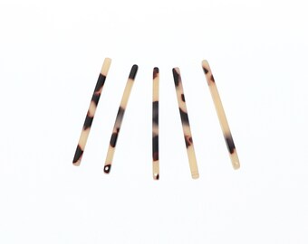 Acetate Stick & Bar Charms Stick Earrings and Pendant - Etsy