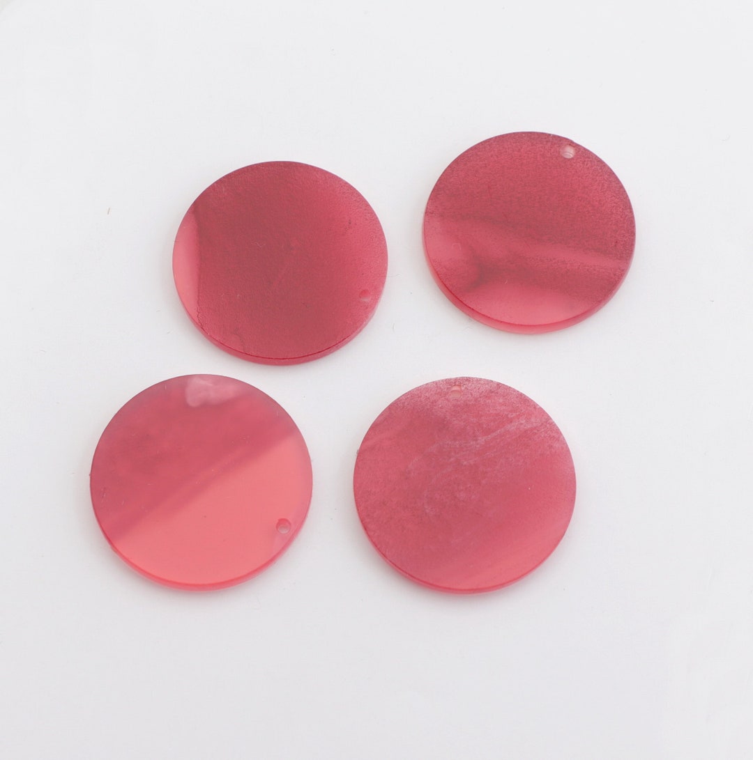 Red Acrylic Charms,earring Charms,round Acrylic Charms,acetate Charms ...