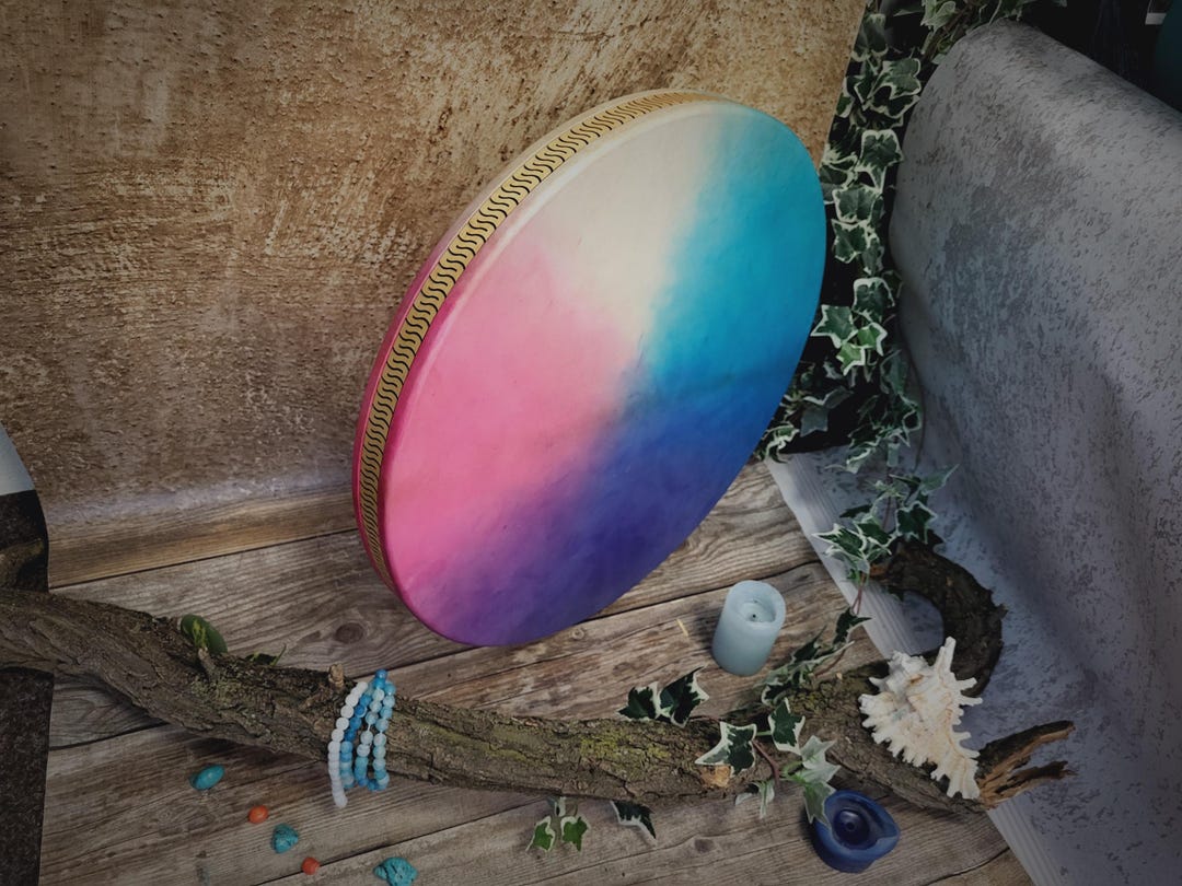 Ocean Drum 16 Inch ( 40 Cm) Ocean Charm Turquoise, Ocean Sounds, Sound ...